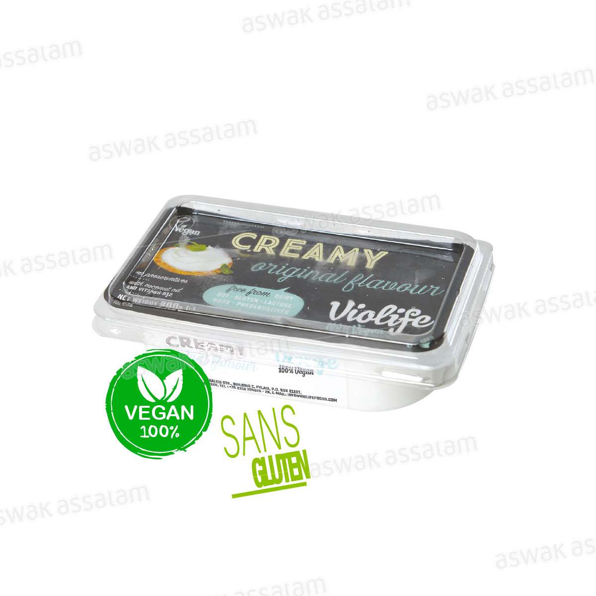 FROMAGE A TARTINER CREAMY ORIGINAL 200G VIOLIFE - Aswak Drive - AS from ...